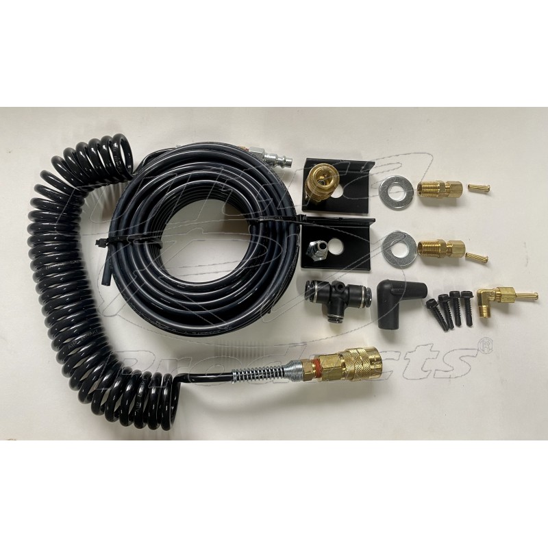 1000-5000 - Air Brake Coach M&G Installation Kit (Includes Coiled Air Hose for Car Connection)